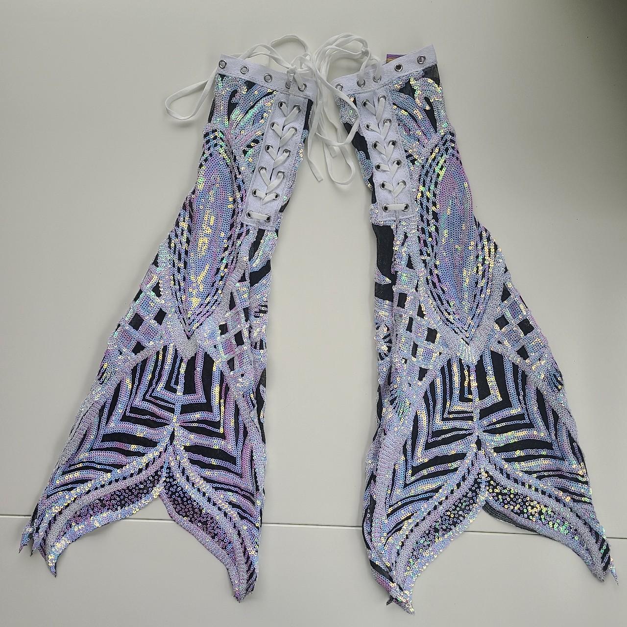 White disco lemonade Vanishing fae glitter sleeves... - Depop