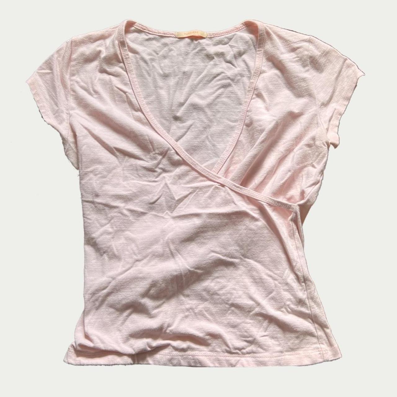 Forever 21 Women's Pink T-shirt | Depop