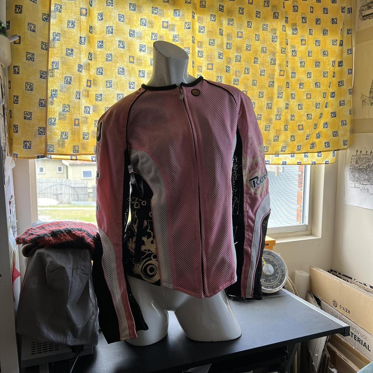 vintage 2000s y2k joe rocket spiral grunge pink moto... - Depop