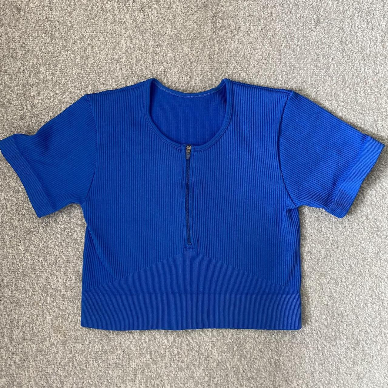 Blue gym set Perfect for gym or loungewear, so... - Depop
