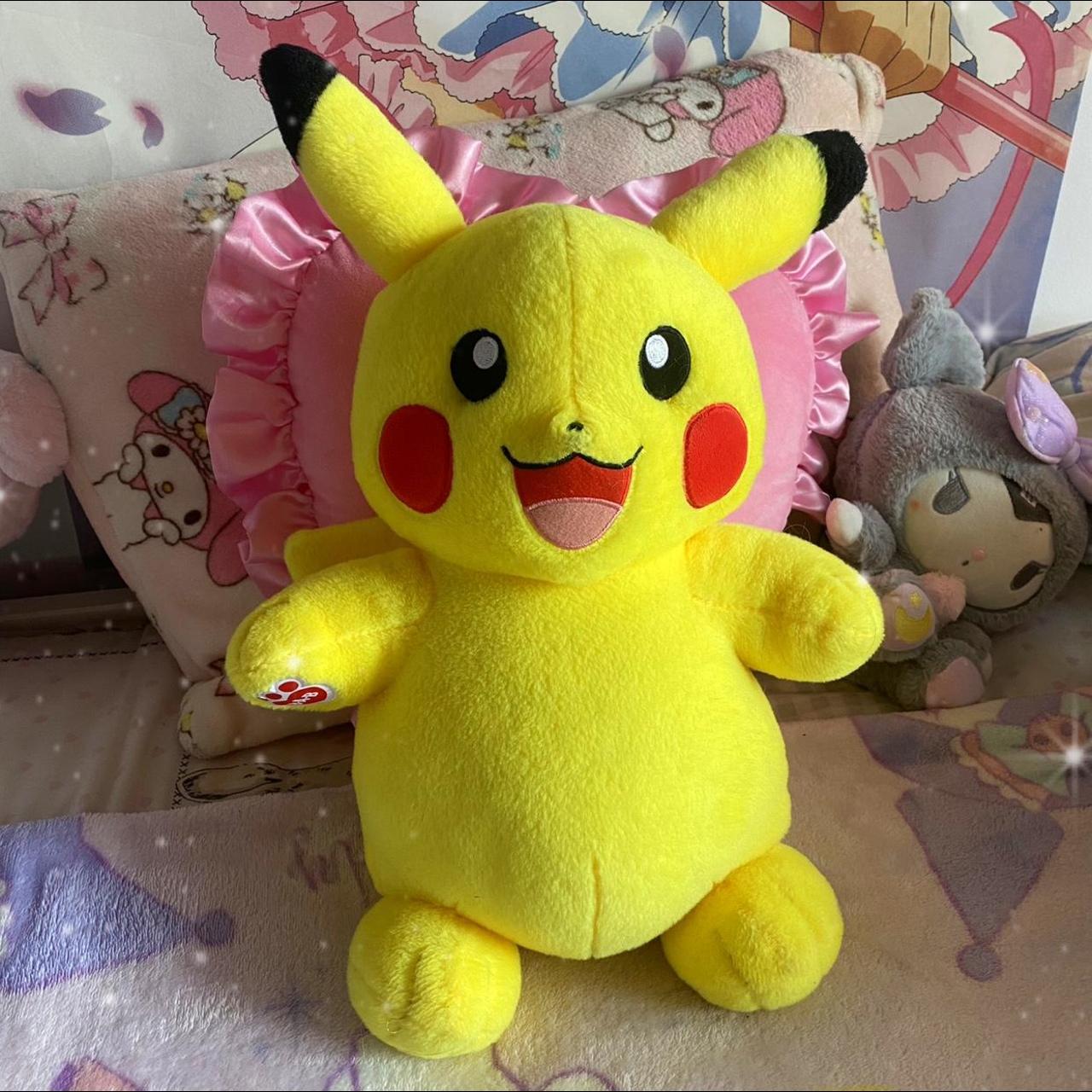 💛Large Cute Pikachu Pokemon Build A Bear Plush... - Depop