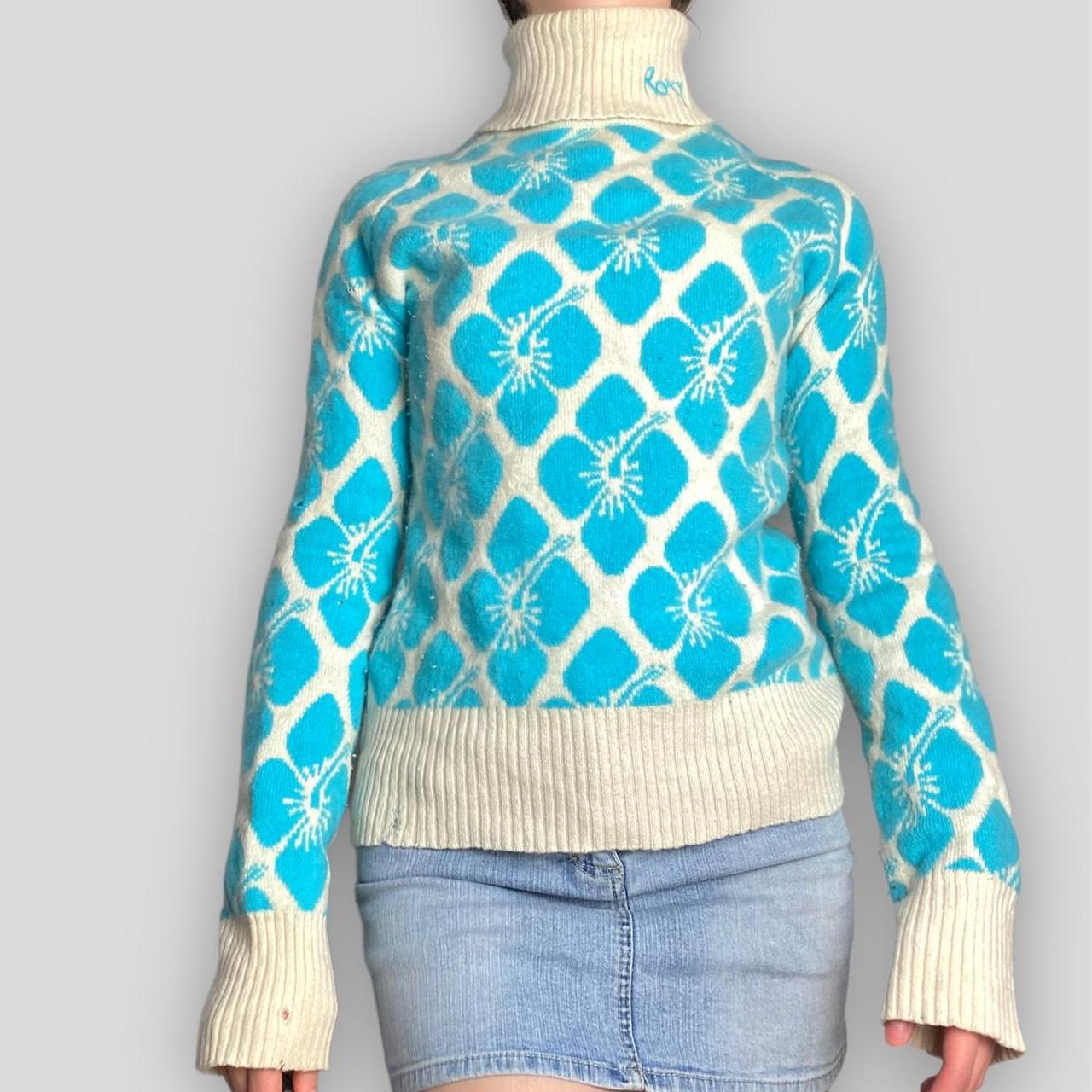 Vintage Roxy chunky knit jumper Roll neck with... - Depop