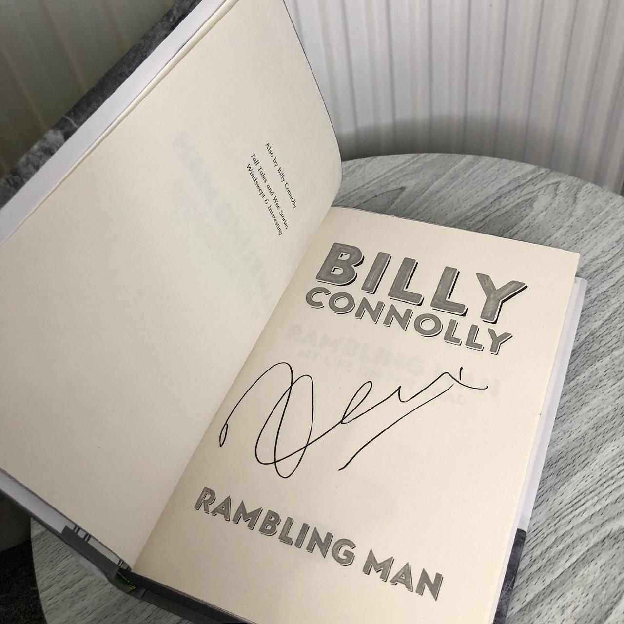 Billy Connolly Hand Signed Book / Rambling Man /... - Depop