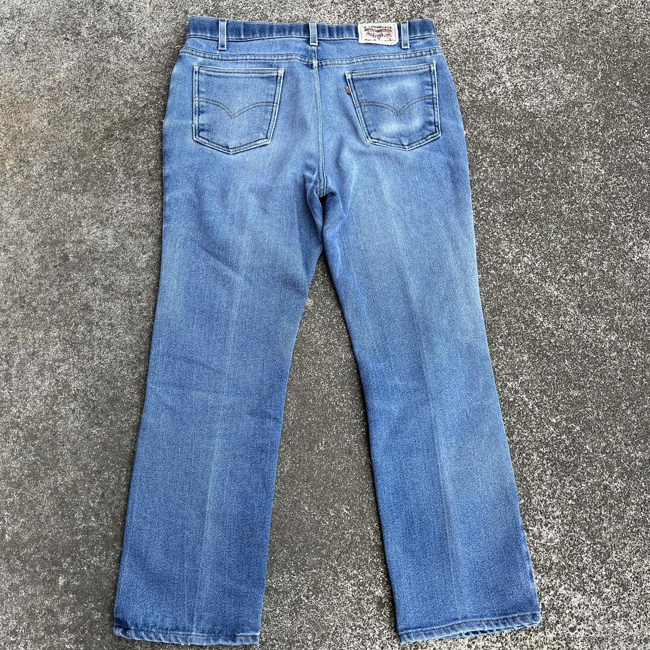 Vintage Levi’s Brown Label Medium Washed Distressed... - Depop