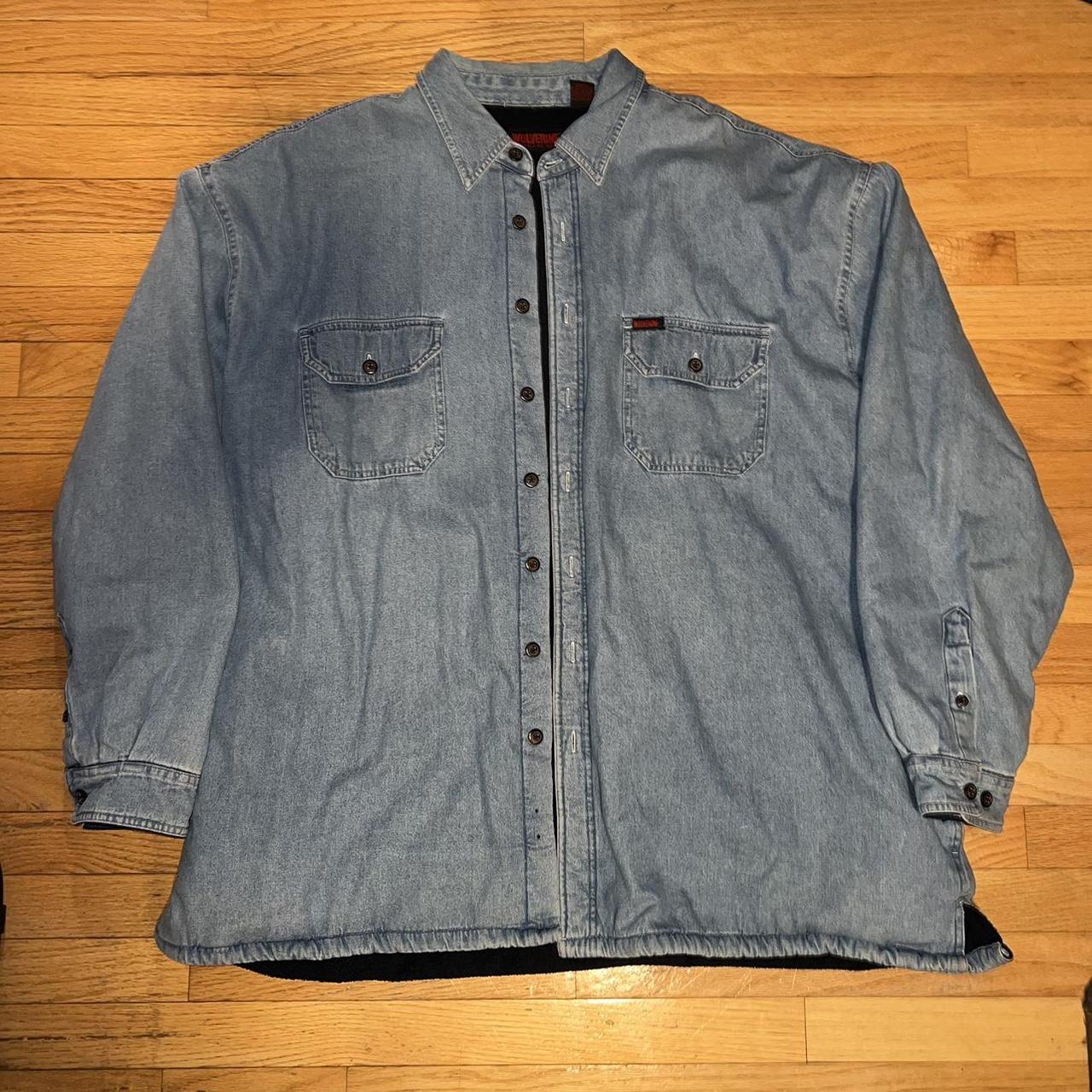 Wolverine Denim Jacket • Super comfortable jacket... - Depop