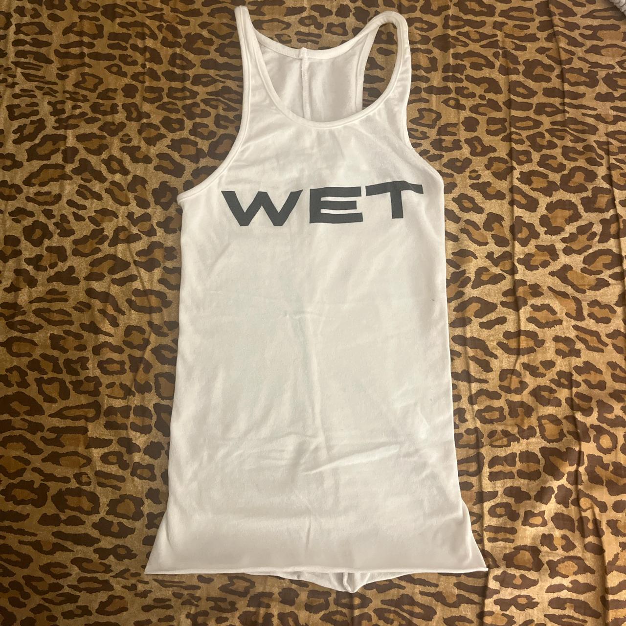 Yzy Mowalola Wet Tank Size S New and unworn. Size 1... | Depop