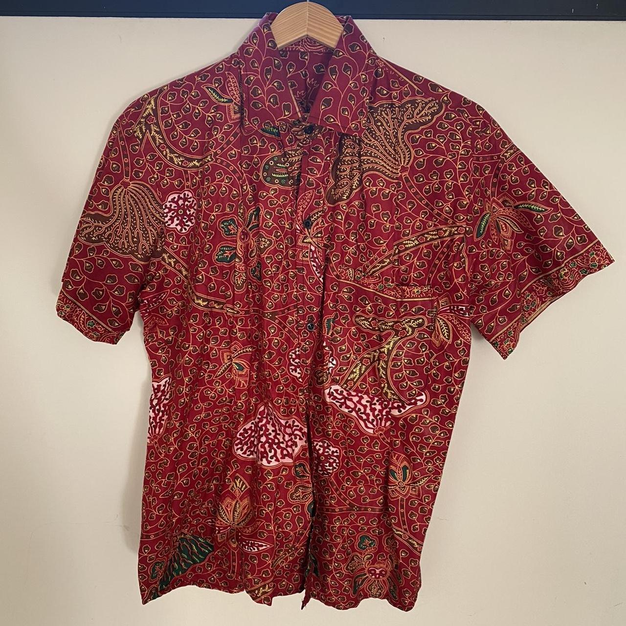 Traditional Gambian Shirt. Lovely pattern all over.... - Depop