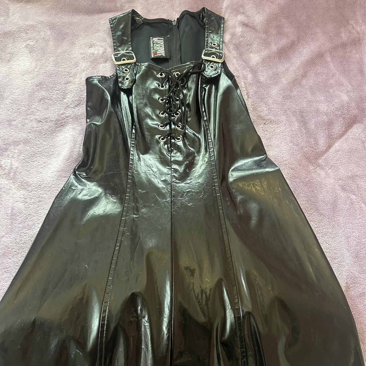 Vintage Lip Service PVC Tank Dress 🖤 I bought it... - Depop