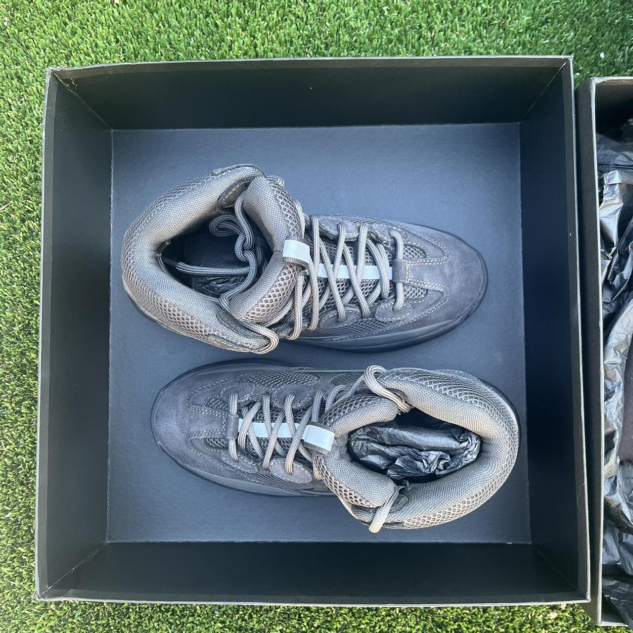 Yeezy Season 6 Graphite desert boot 9/10 good clean... - Depop