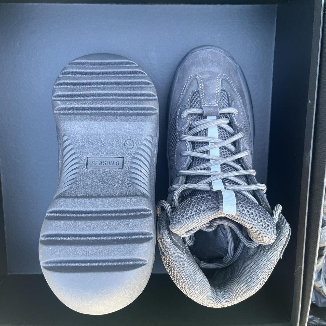 Yeezy Season 6 Graphite desert boot 9/10 good clean... - Depop