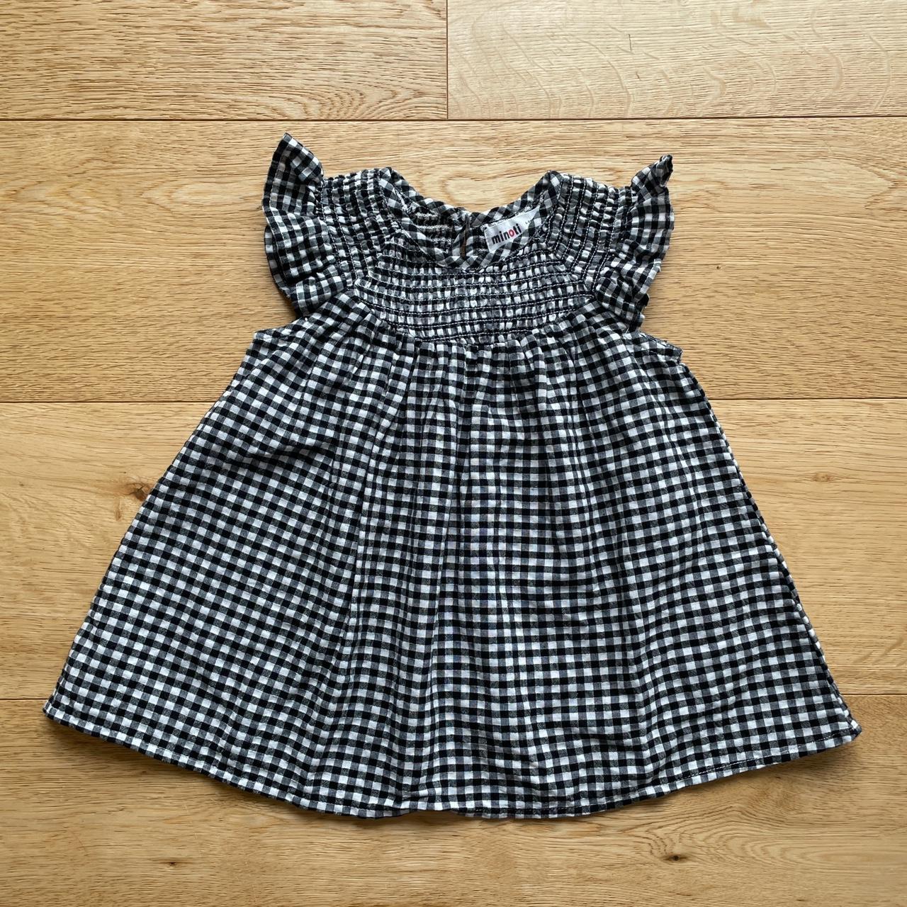 Black and white checker dress Perfect condition... - Depop