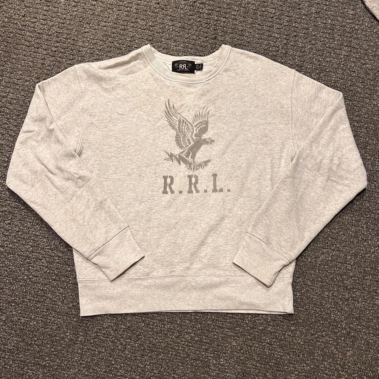 RRL Ralph Lauren crewneck eagle bolt... - Depop