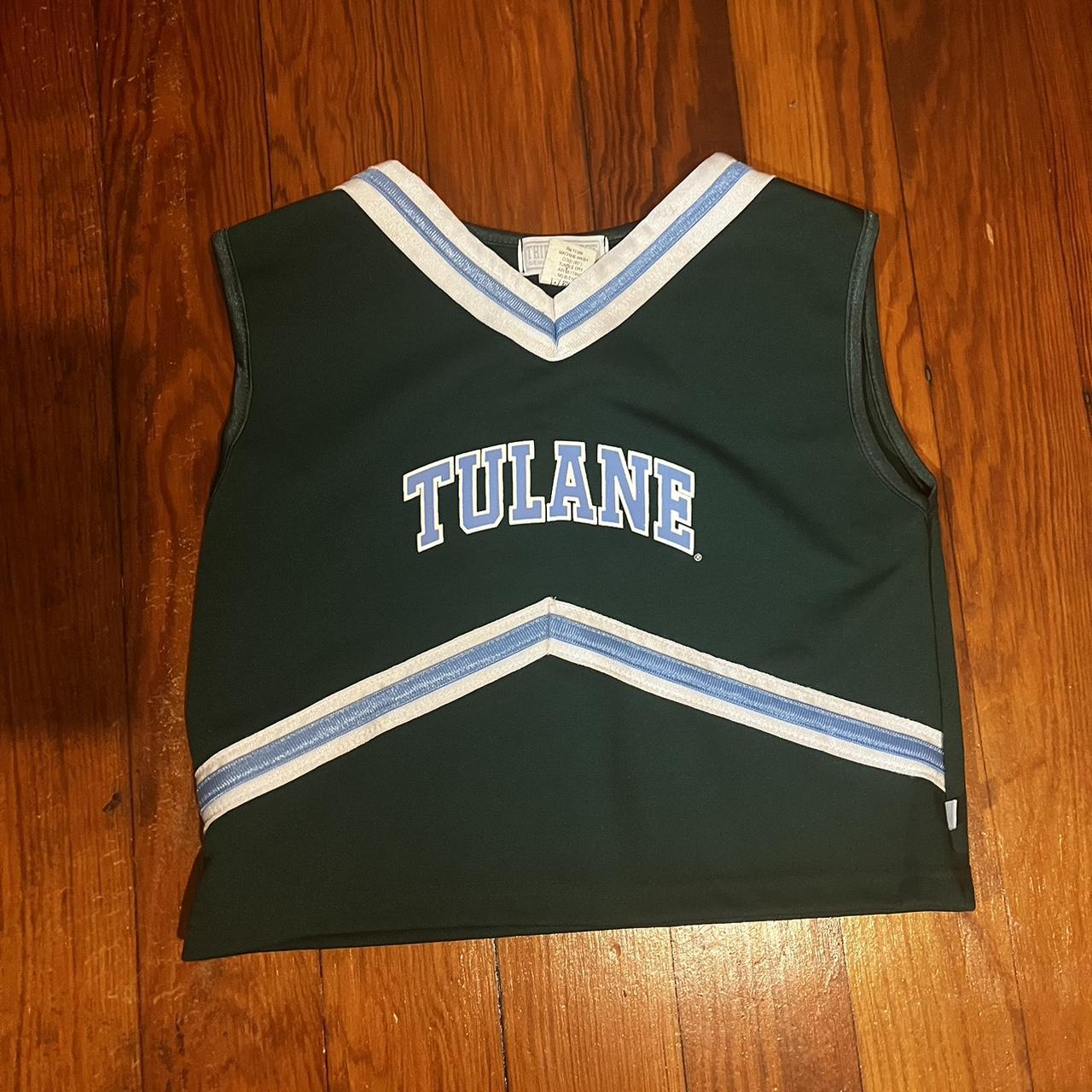 Tulane Cheer Gameday Top Youth M (Fits XS/S) #Tulane... - Depop