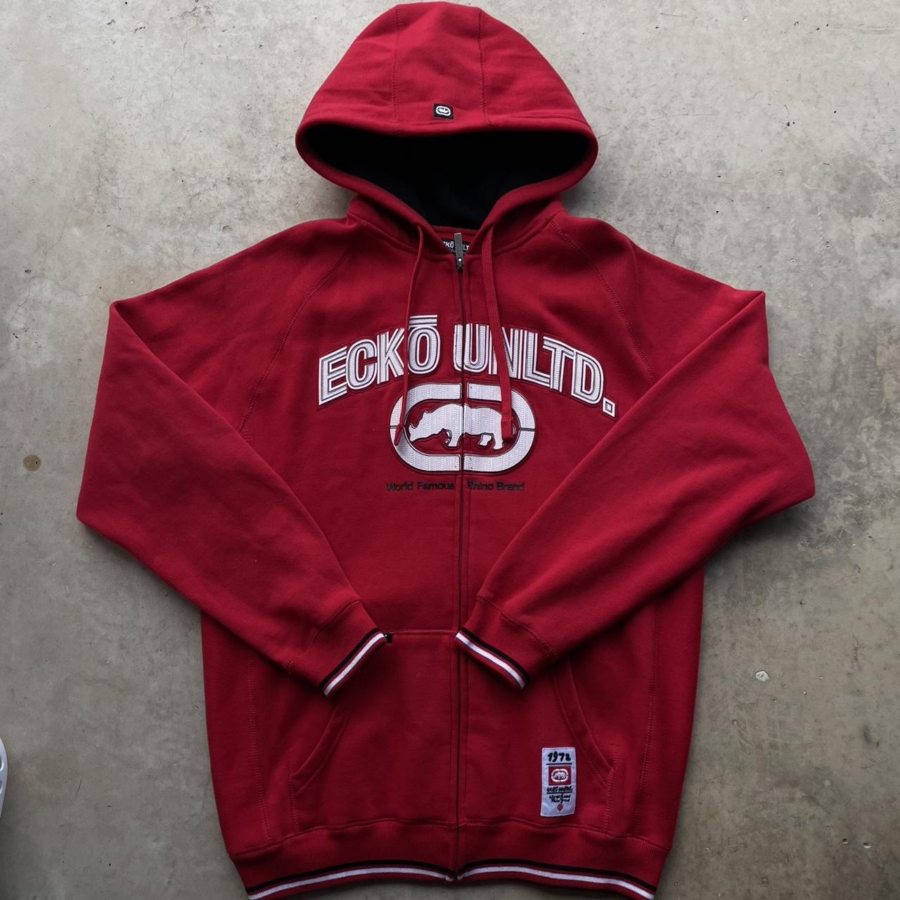 early 2000’s ecko thick zip up - Depop