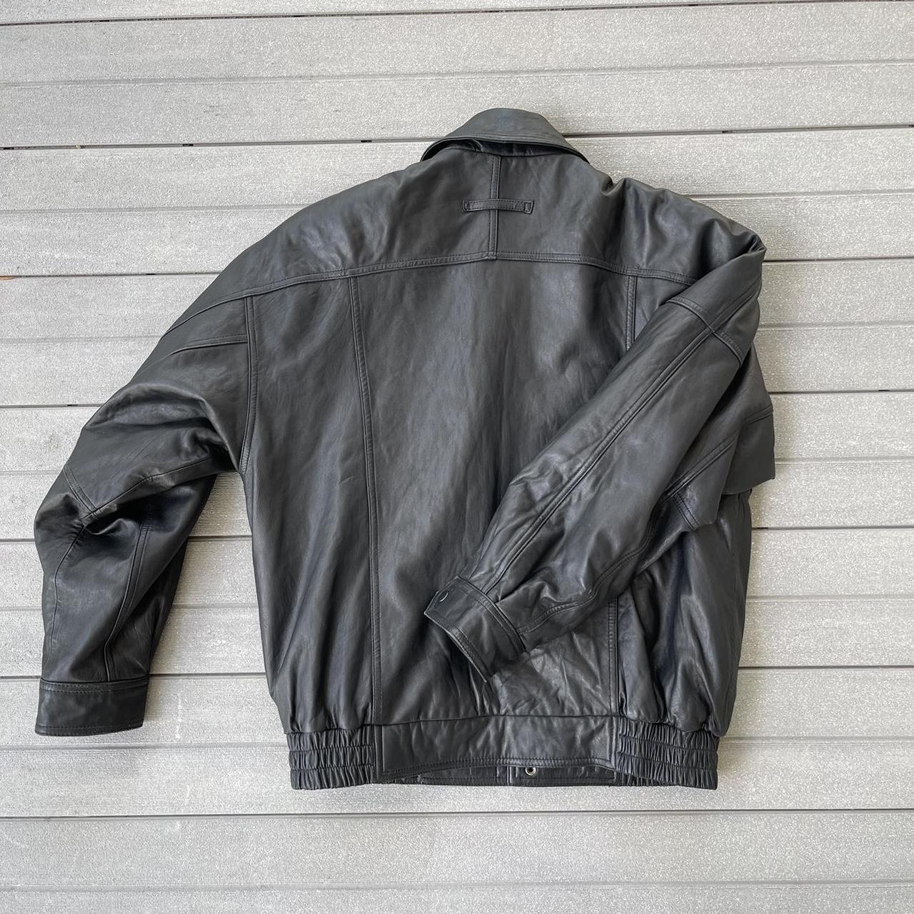 Men’s leather Jacket Croft and Barrow. Tagged... - Depop