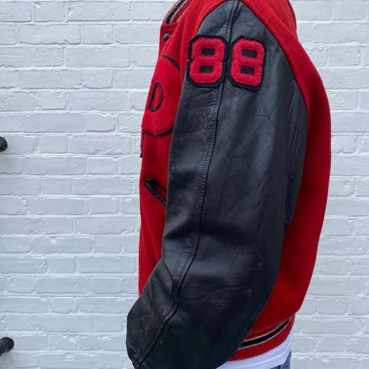 Men's Red and Black Jacket | Depop