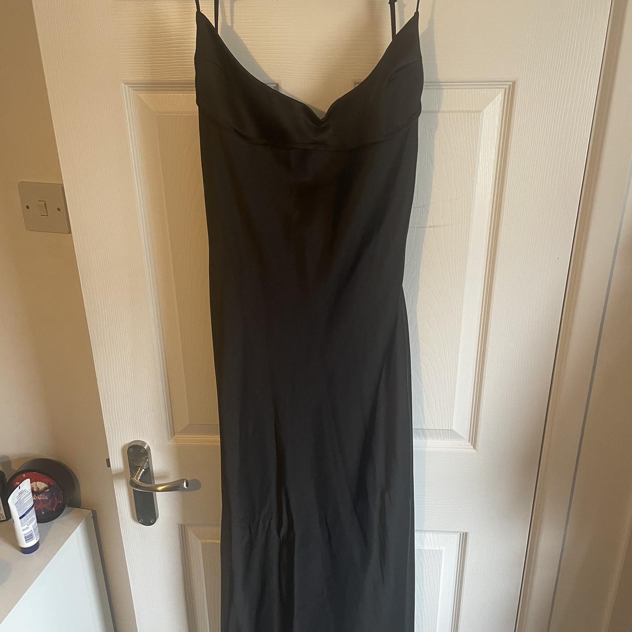 Viral Zara TikTok satin dress new with tag size XL... - Depop