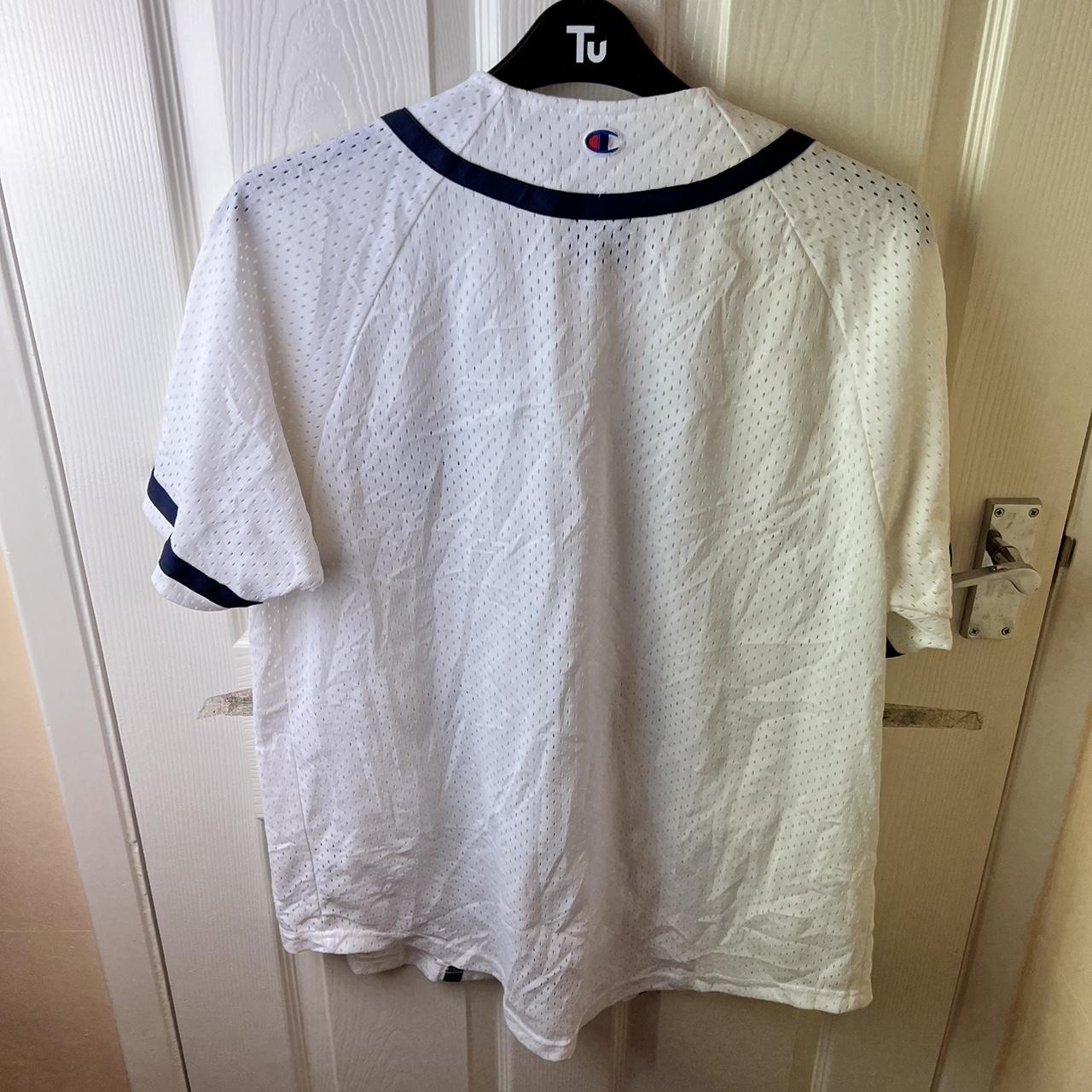 Champion button up shirt Large - 22inches pit to... - Depop