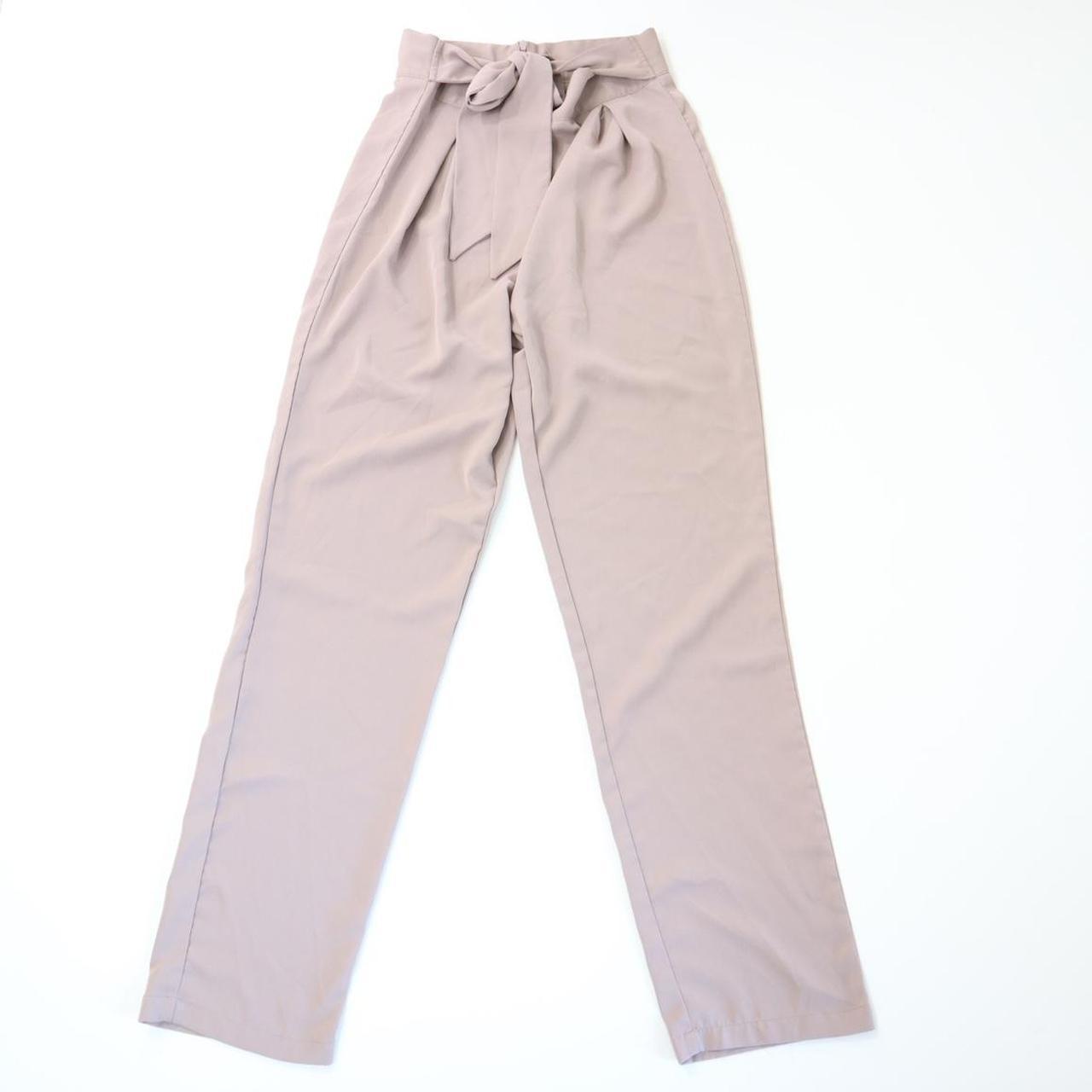 Pink mauve high rise dress pants Perfect for... - Depop