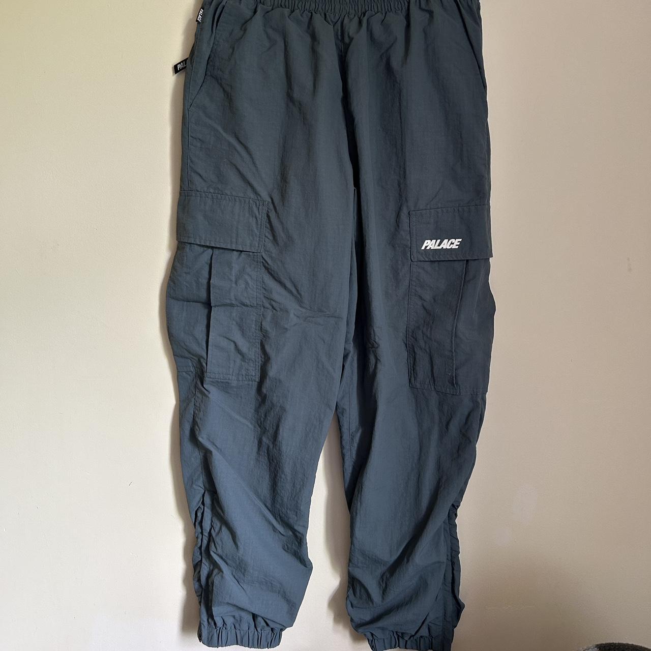 Palace Cargo Track Pants / Joggers Storm Grey Great... - Depop