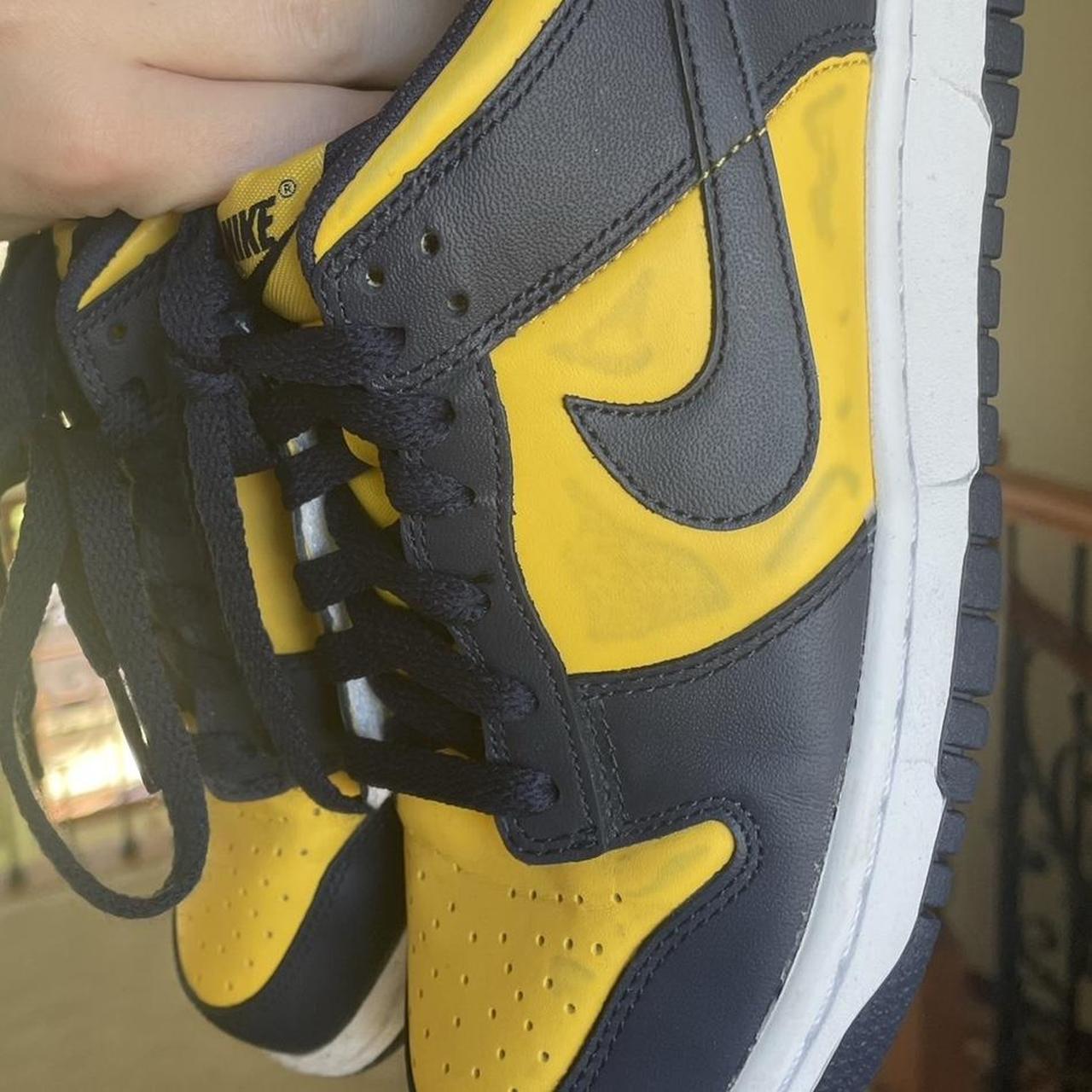Nike Michigan Dunks Women’s Size 8 (Youth... - Depop