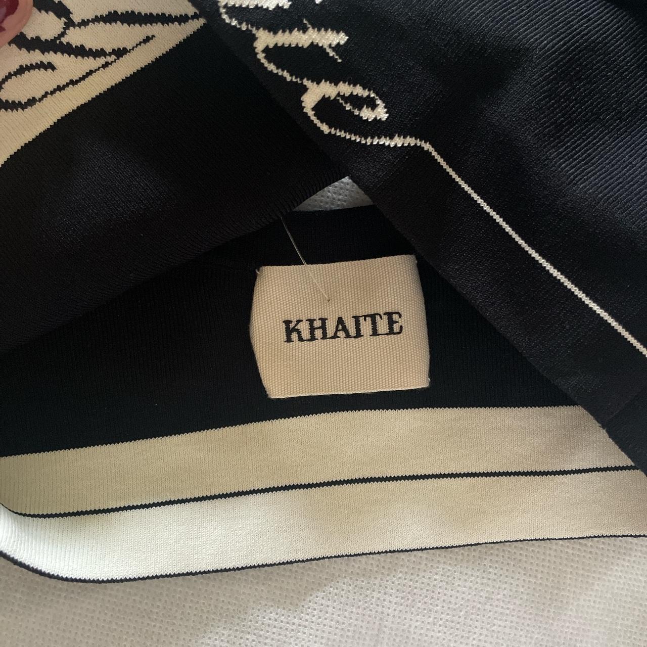 NWT KHAITE Carmelo intarsia-logo bralette top - size XS - Depop