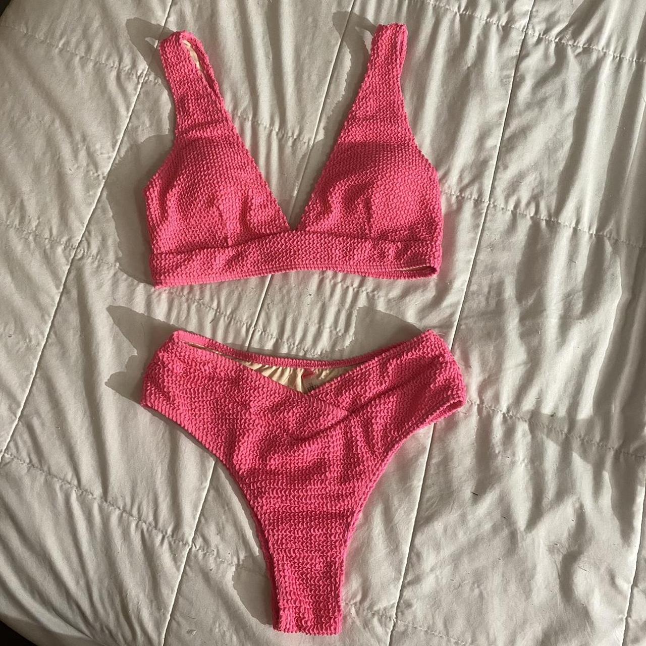 Zaful Womens Pink Bikinis And Tankini Sets Depop