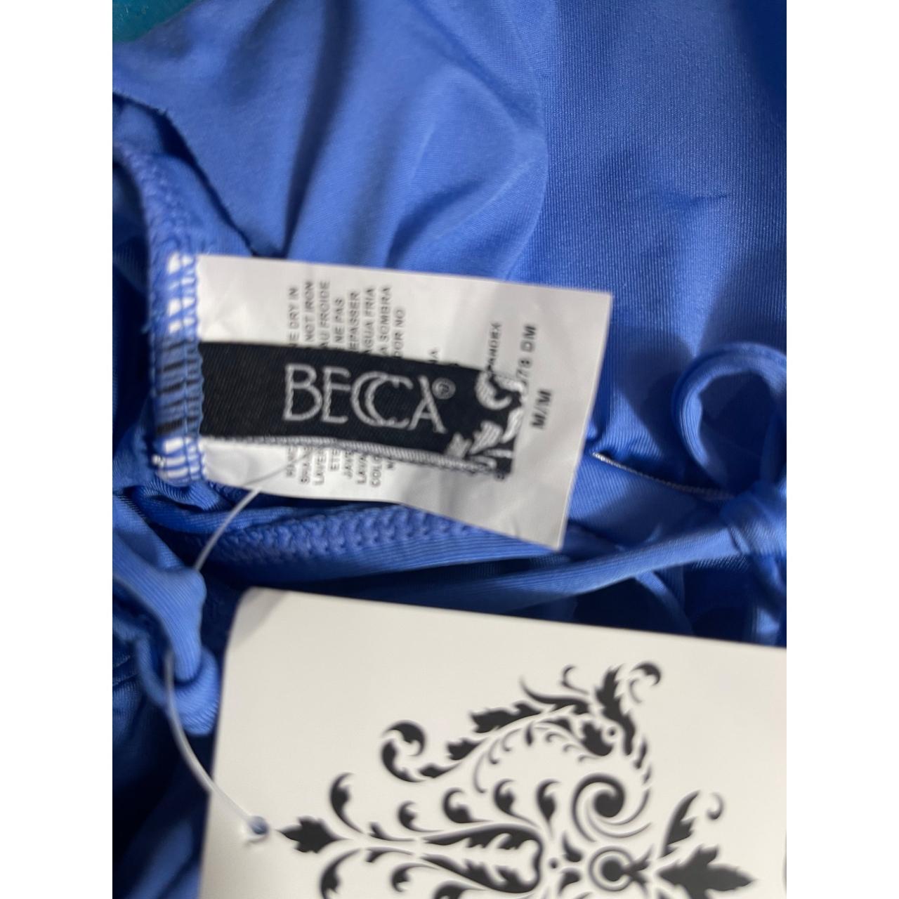 Becca Womens One Shoulder Cutout Swimsuit Medium... - Depop