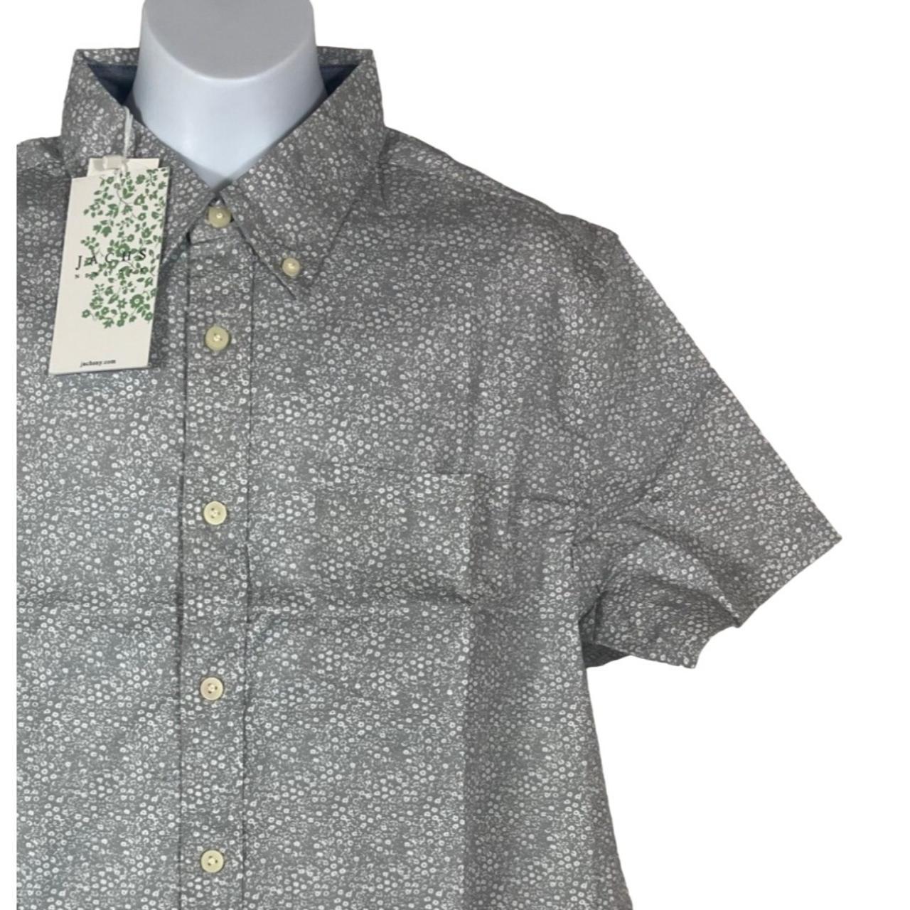 Jachs NY Mens Button Up Shirt Mens Size Small Gray... - Depop