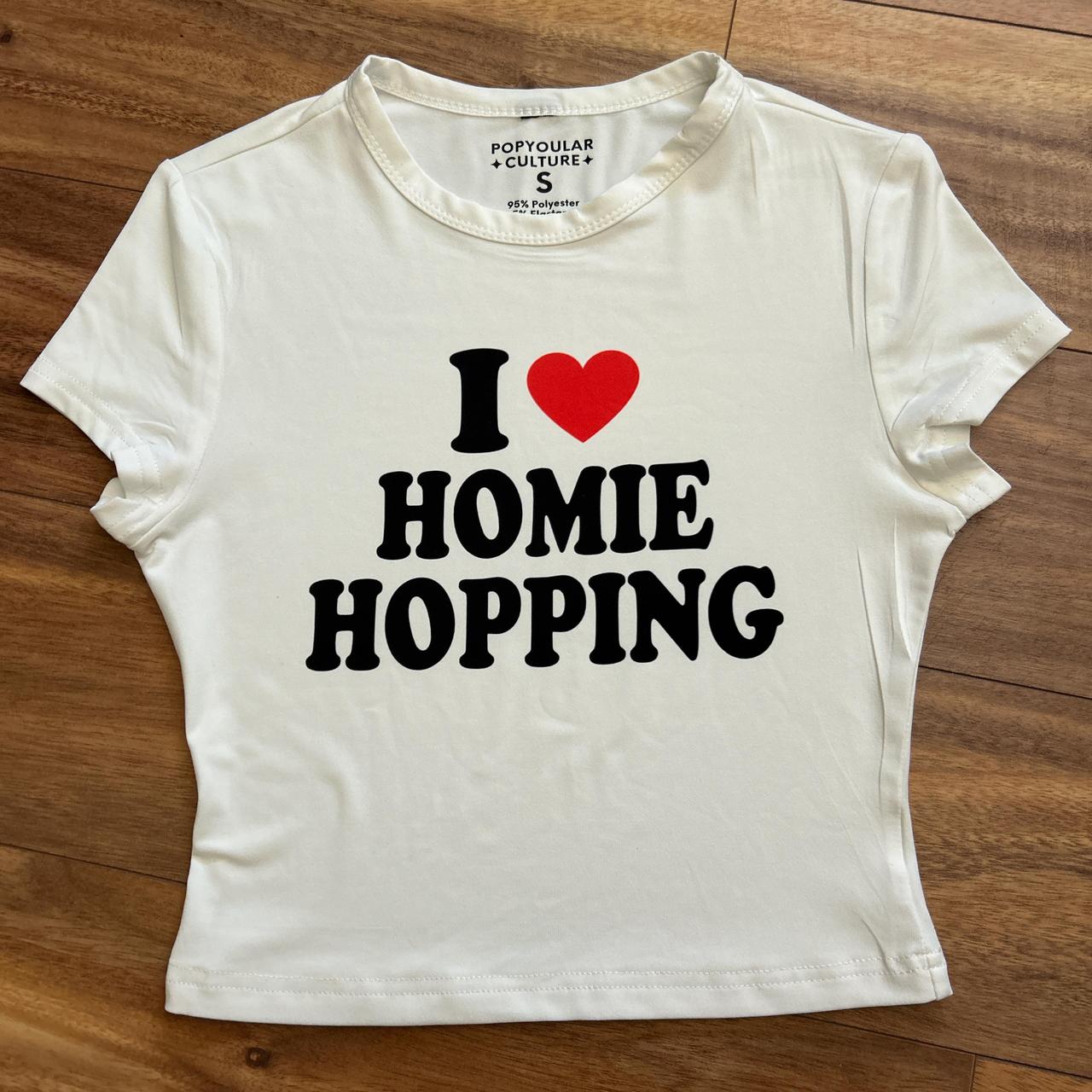 popyoular culture “i ️ homie hopping” baby... - Depop