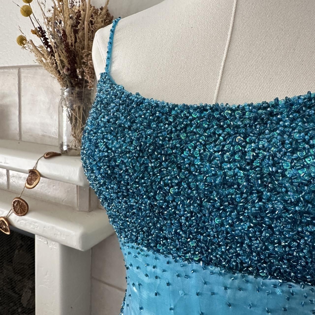 Vintage, Y2K prom dress/ gown. Definitely a one of a... - Depop