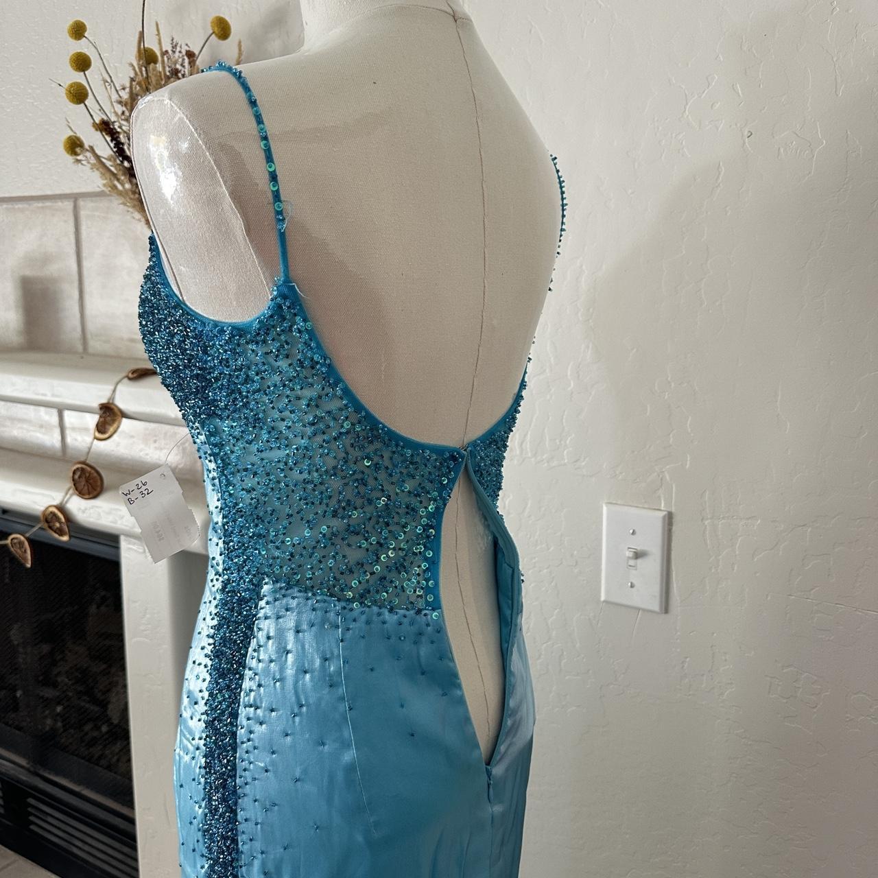 Vintage, Y2K prom dress/ gown. Definitely a one of a... - Depop