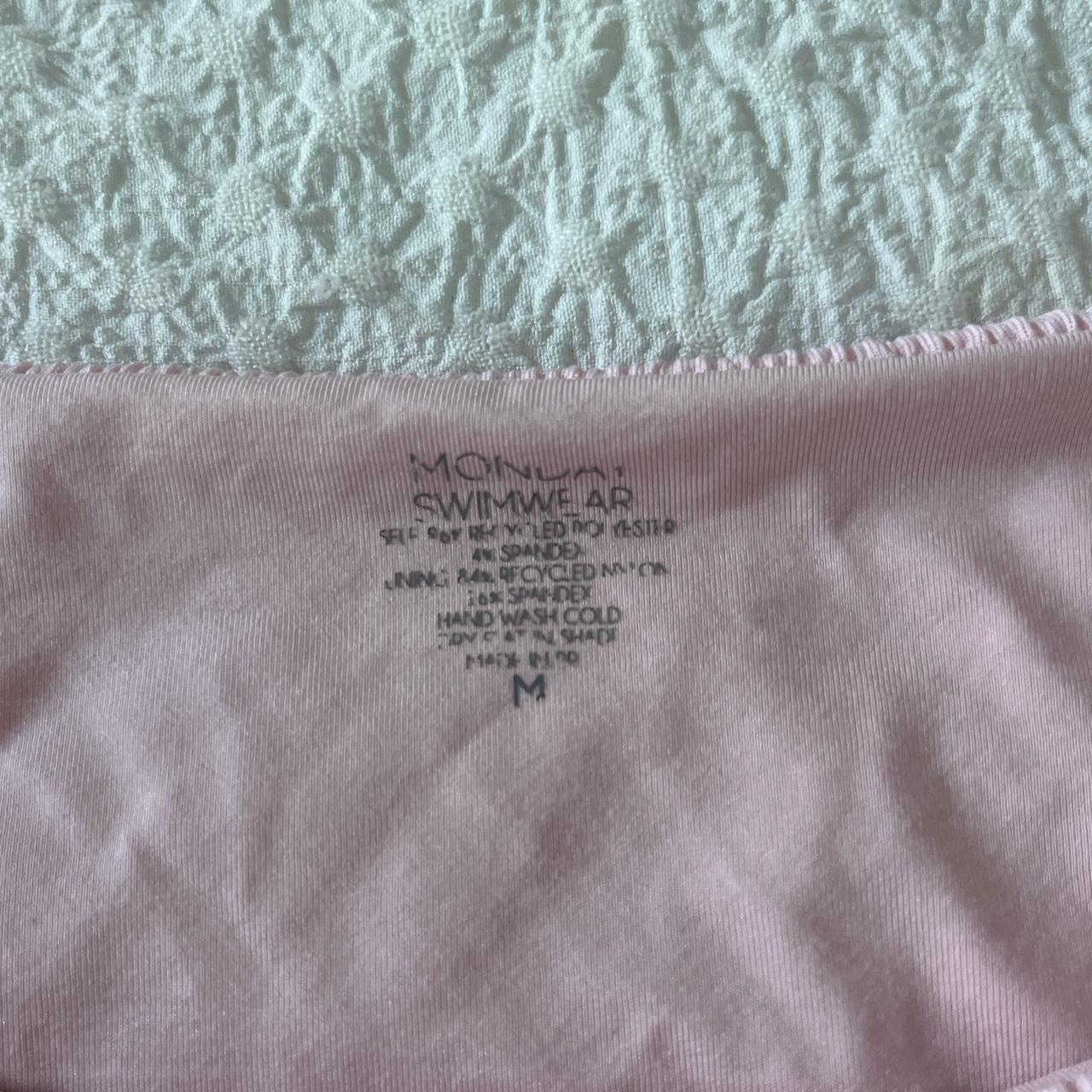 Monday Swimwear - pink bikini bottoms *gently used,... - Depop