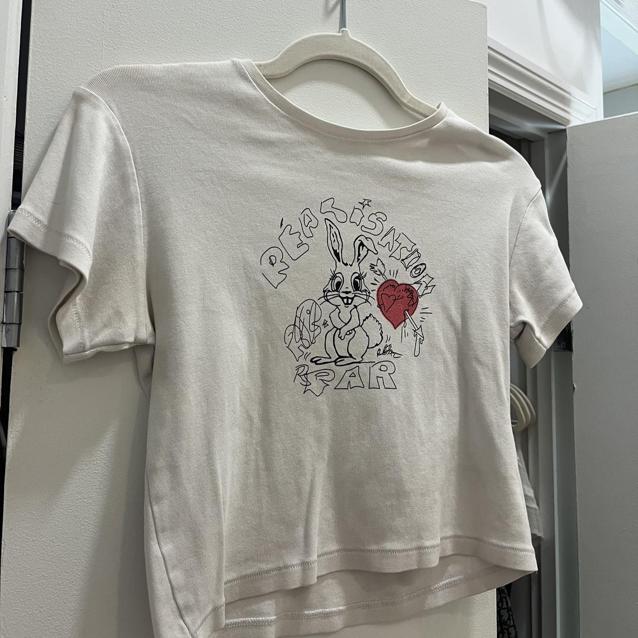 Loved and worn realization par, Xs bunny tee Some... - Depop