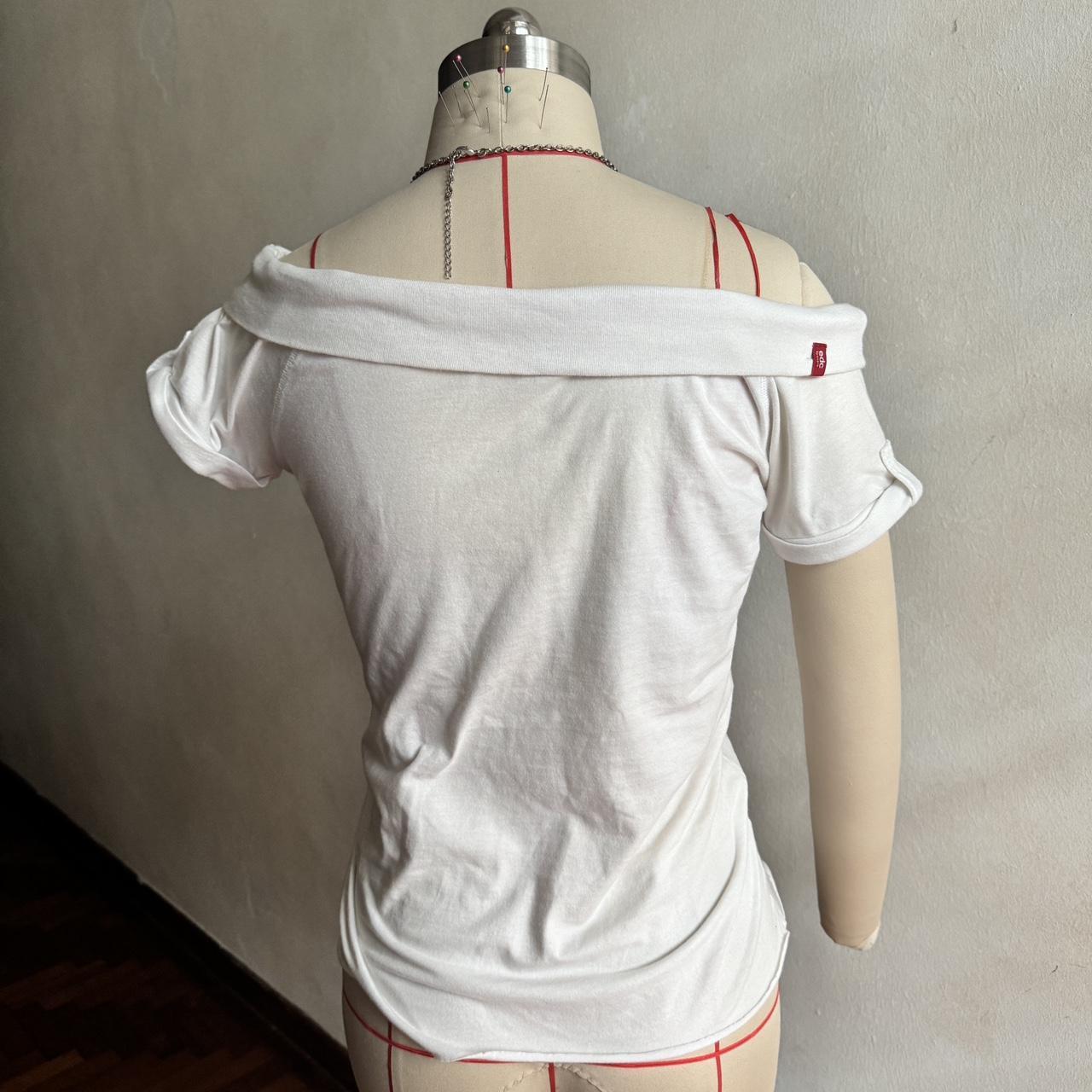 ˚ʚ♡ɞ˚ FAUX LACE CORSET TOP ੈ 1 OF 1 Upcycled... - Depop