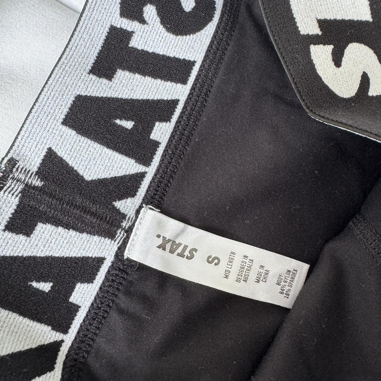 STAX matching gym set, black shorts and top. Only... - Depop