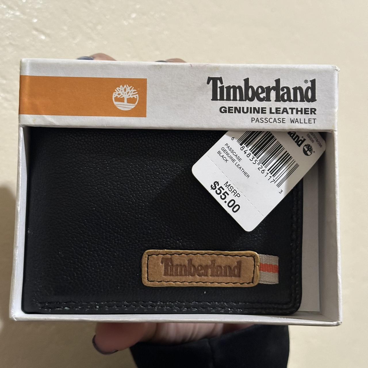 Brand New Timberland Leather Wallet color:... - Depop