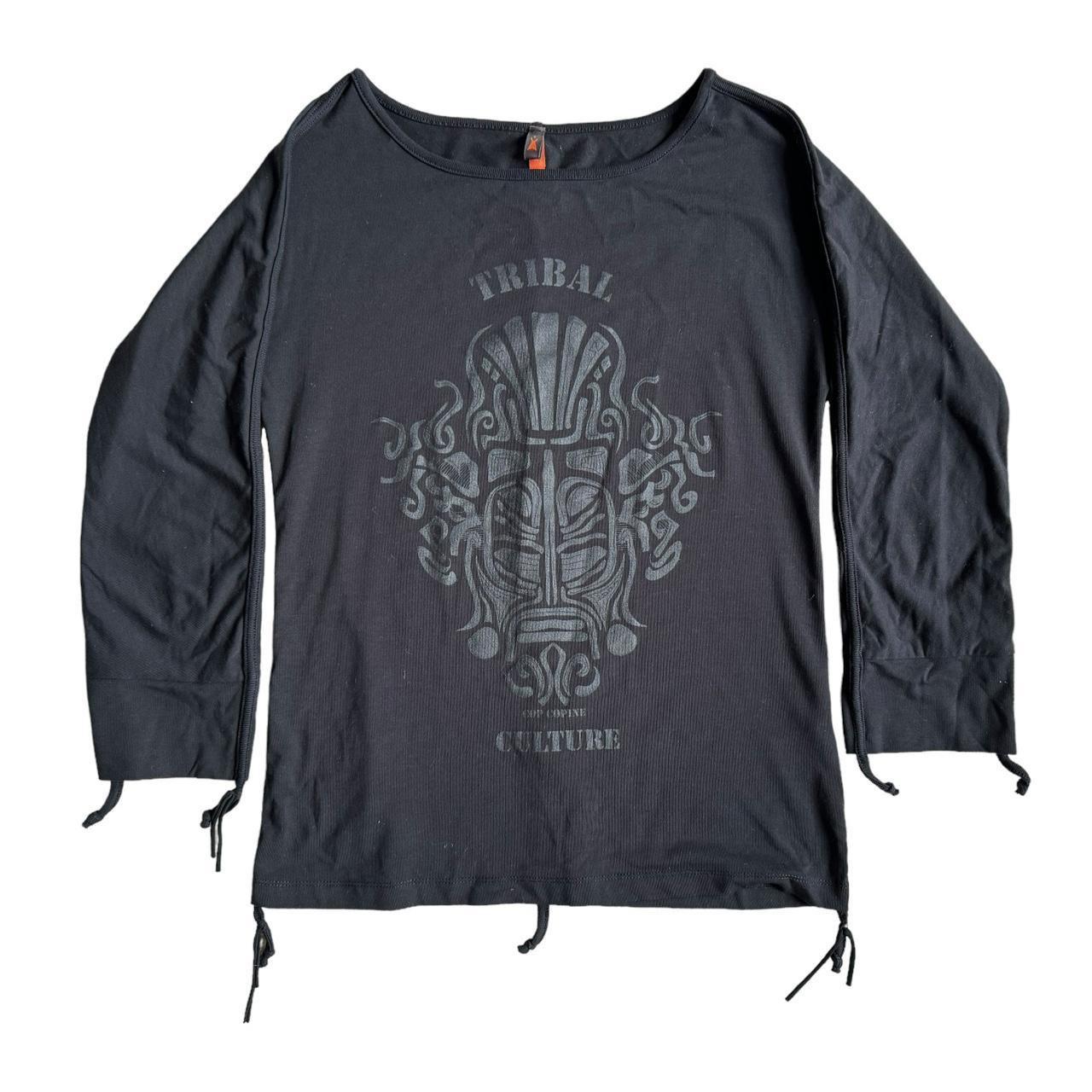 Vintage early 2000s archive cop copine 3/4 sleeve... - Depop