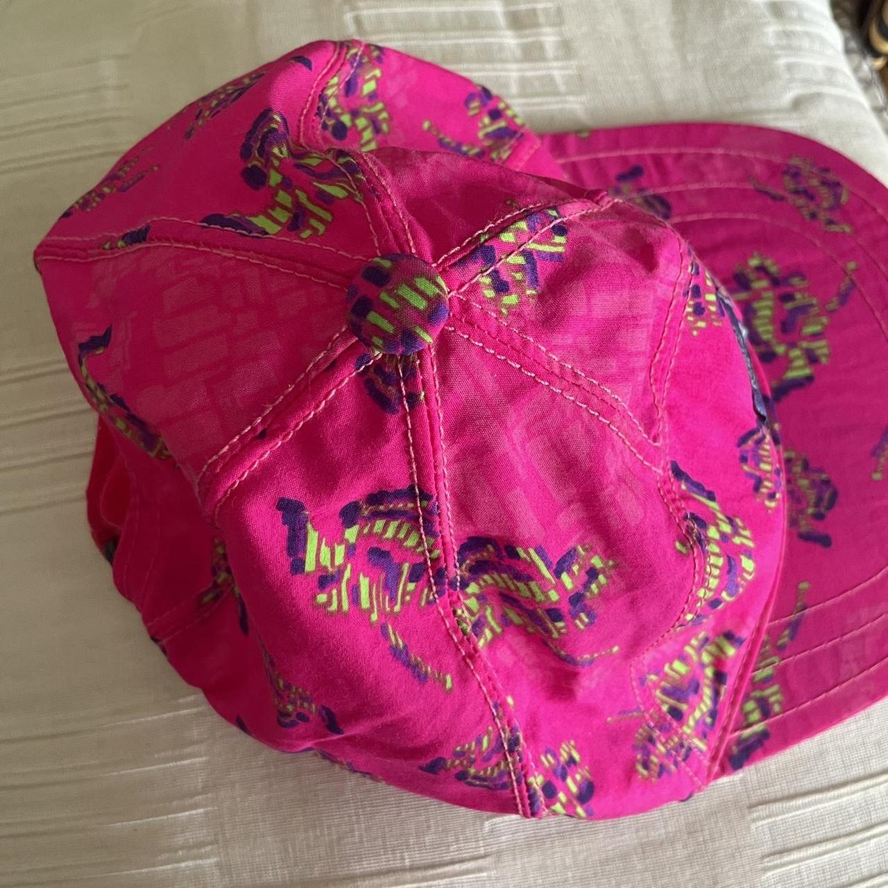 ASICS Women's Pink Hat | Depop
