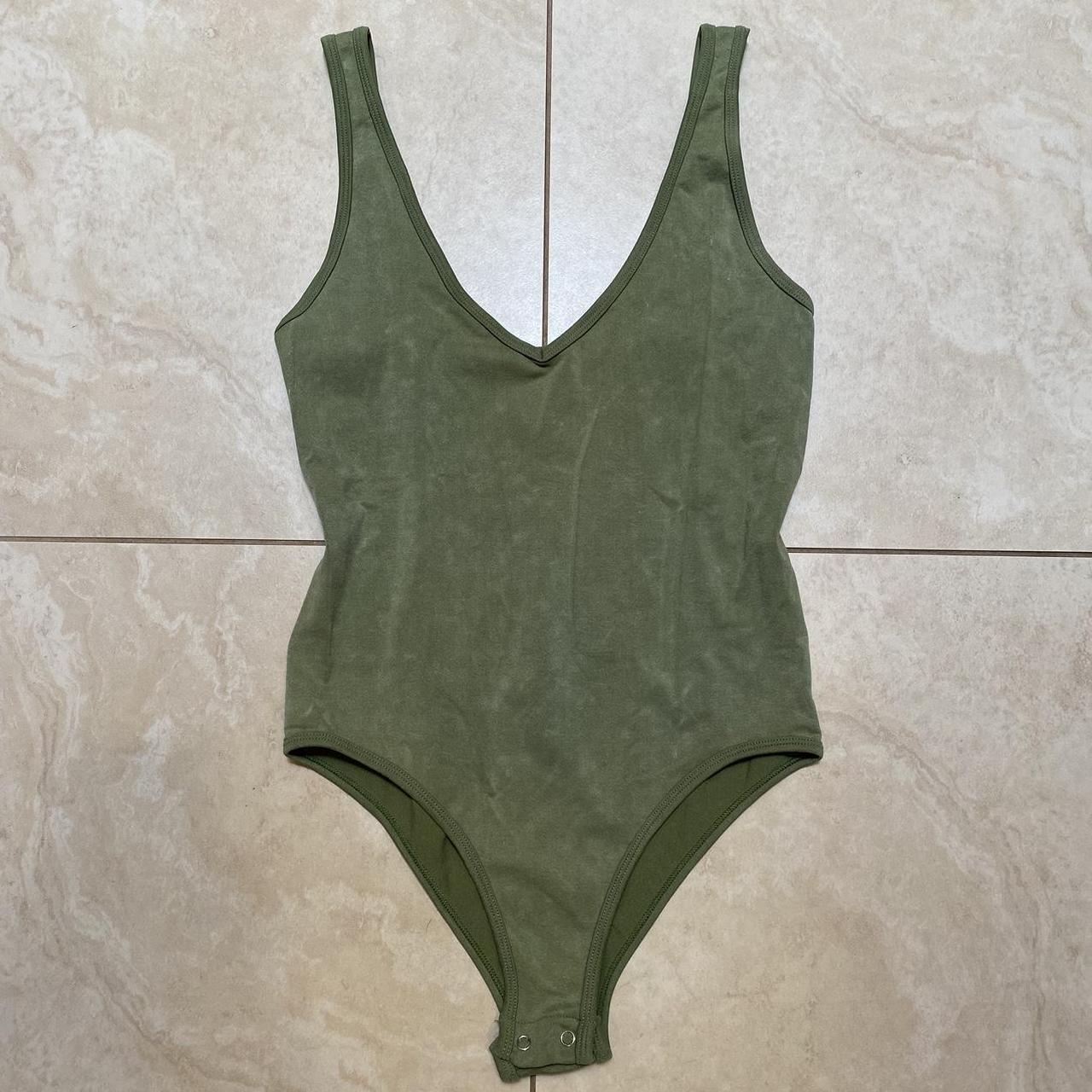 free people bodysuit size M/L super soft and... - Depop