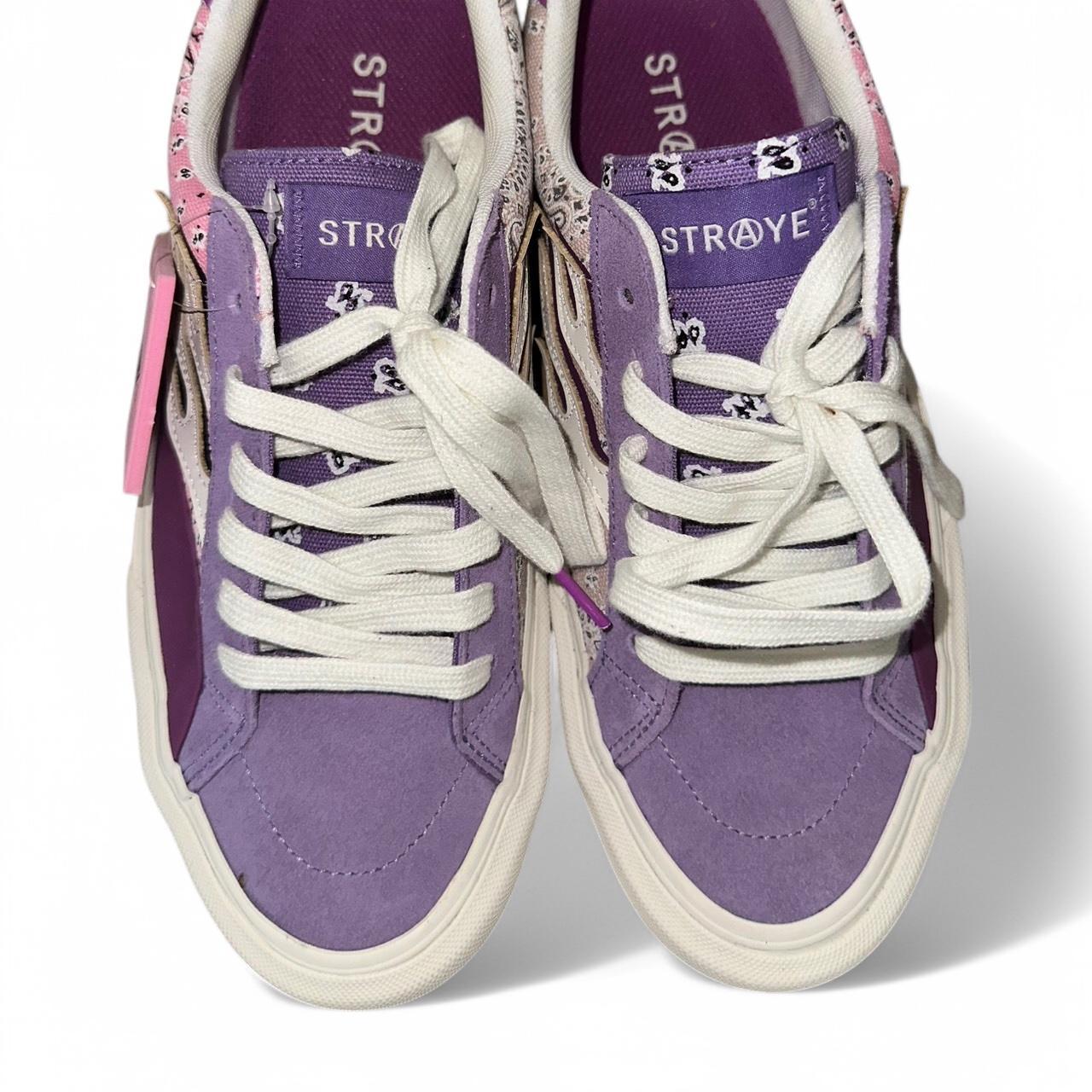 Straye Logan Mixed Rag purple pink Flame Skateboard... | Depop