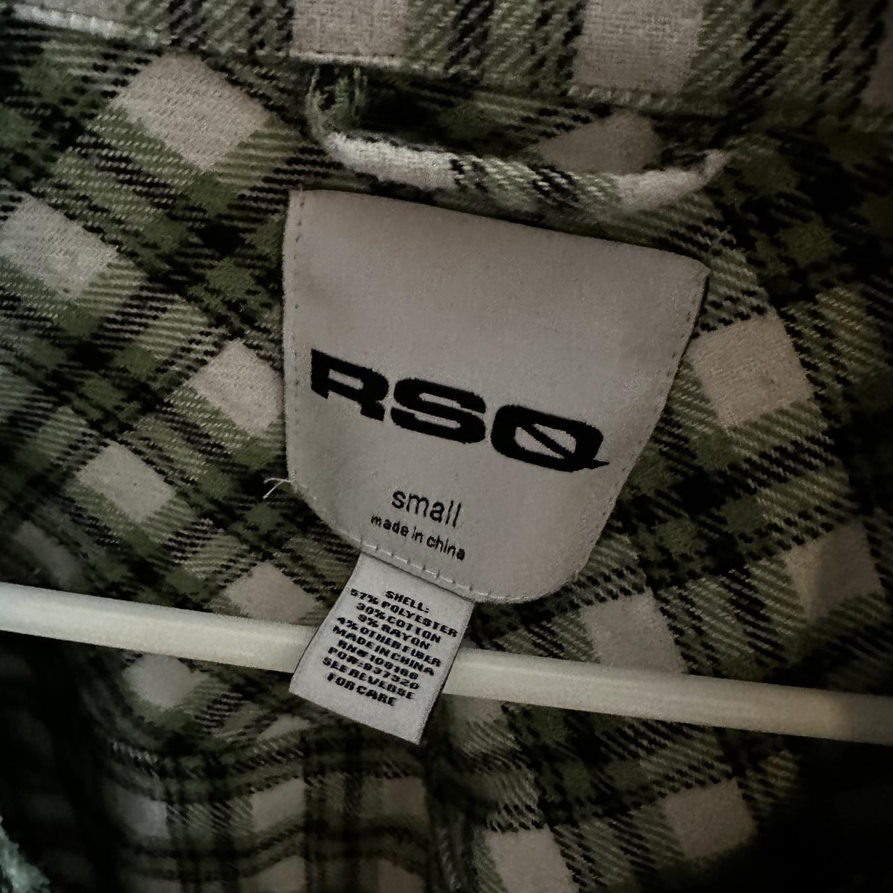 tilly’s RSQ brand thick flannel. not quite a shacket... - Depop