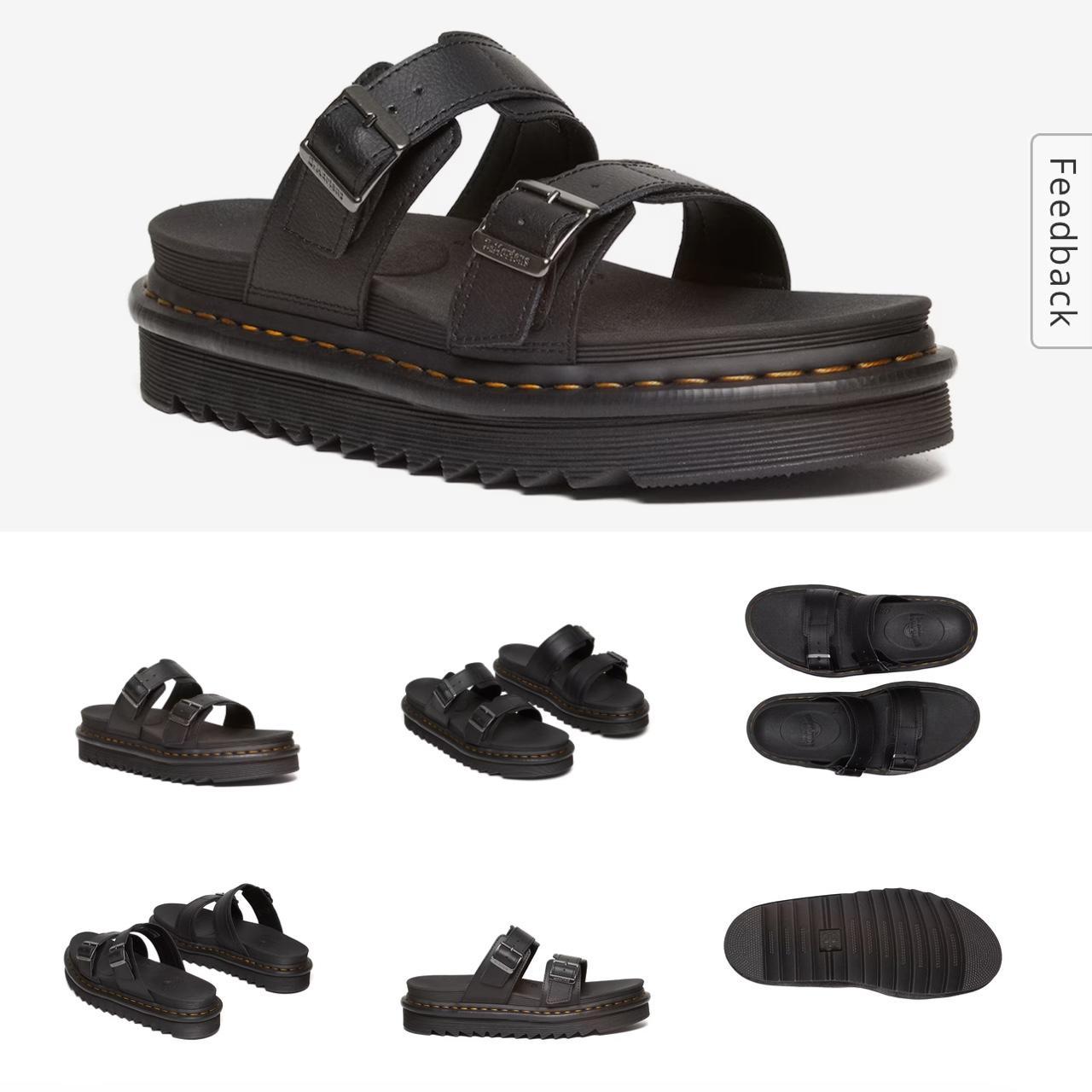 doc marten platform myles sandals size 7 brand new... - Depop