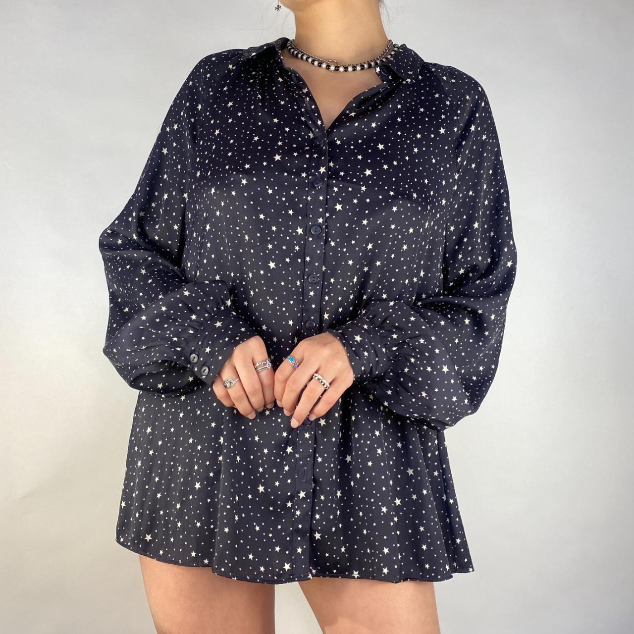 Beautiful button up star blouse by Urban Outfitters.... - Depop