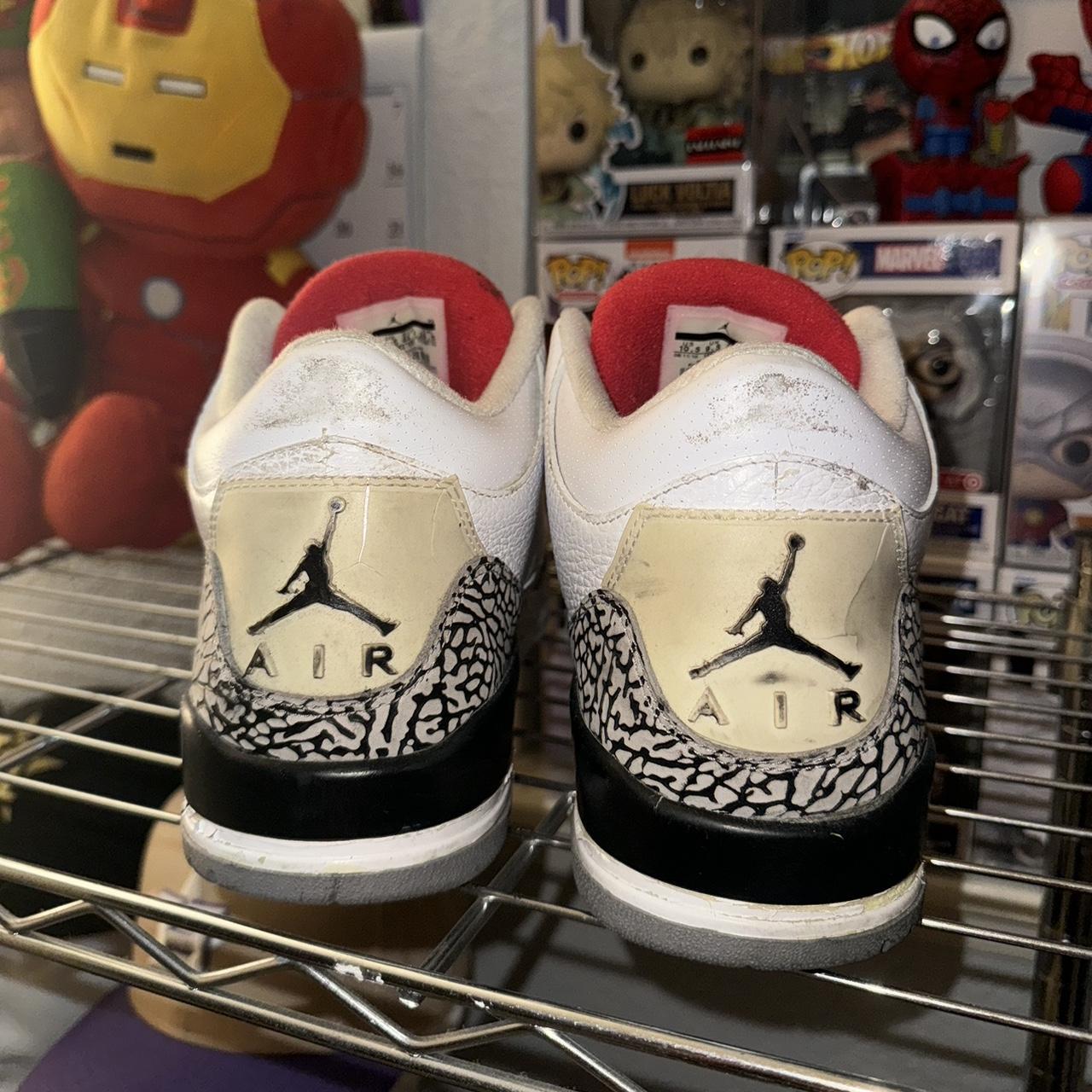 Jordan White Cement 3s (beaters) 2010 Some... - Depop