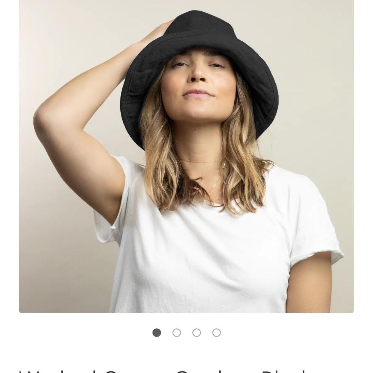 Hat Attack Black Crusher Bucket Hat Measuress: Brim:... - Depop