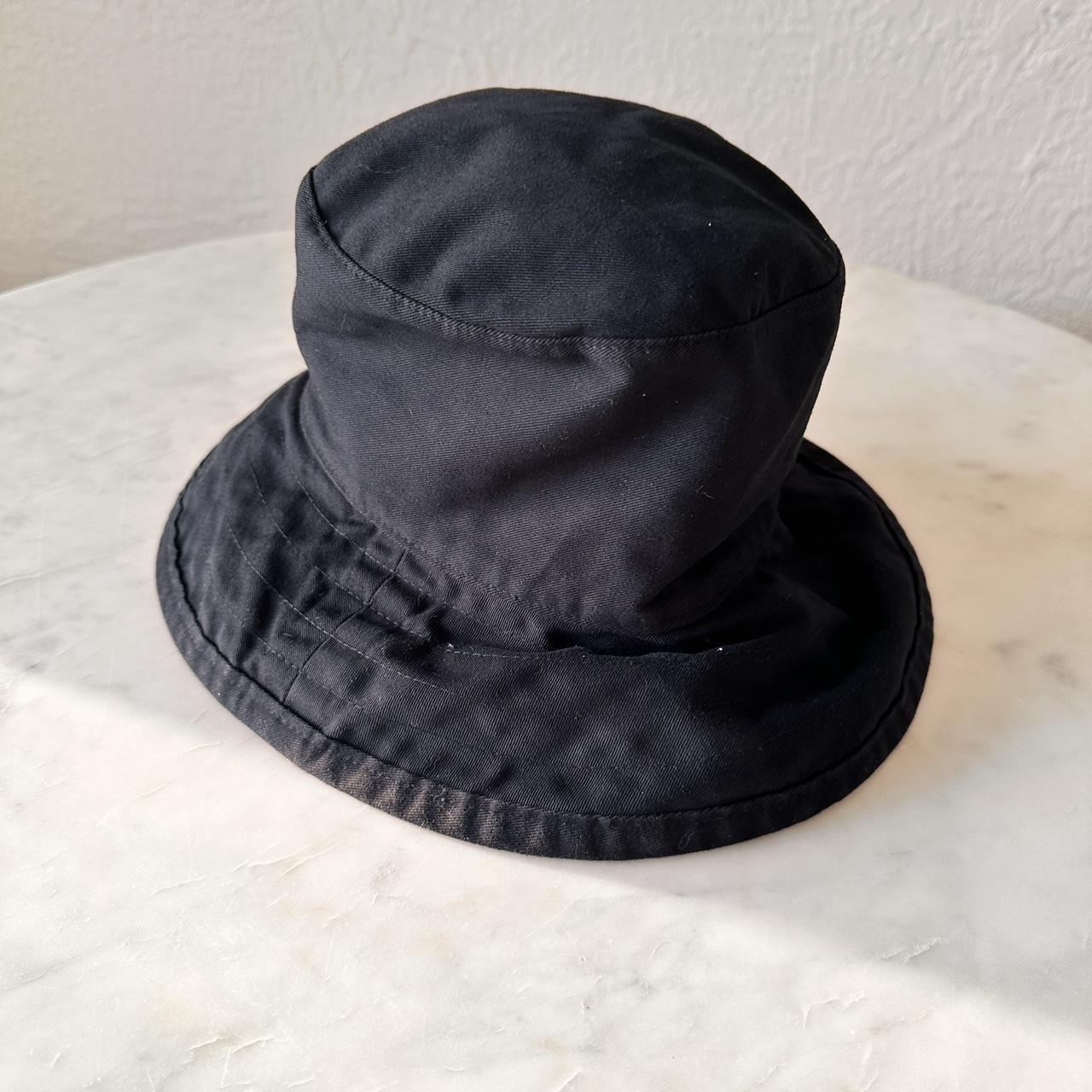 Hat Attack Black Crusher Bucket Hat Measuress: Brim:... - Depop