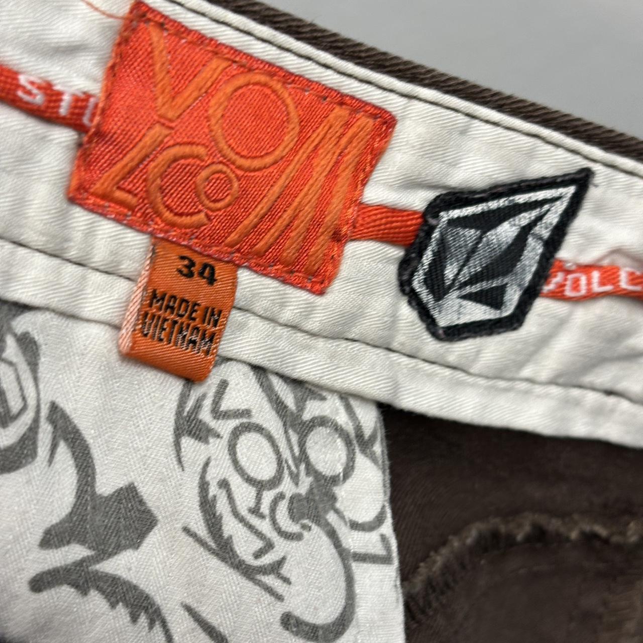 Volcom brown skate pants Size 34 #volcom #skate - Depop