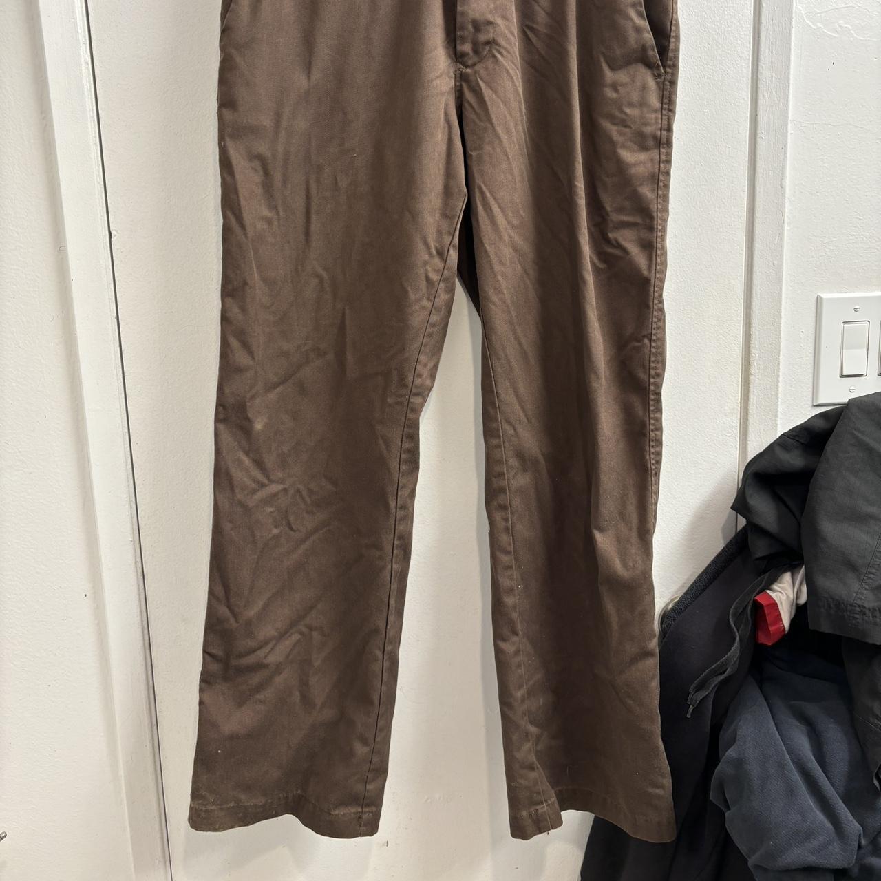 Volcom brown skate pants Size 34 #volcom #skate - Depop