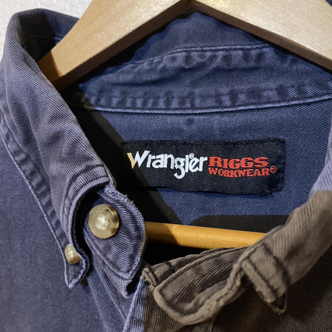 Y2K Wrangler Riggs Workwear Button up shirt - great... - Depop